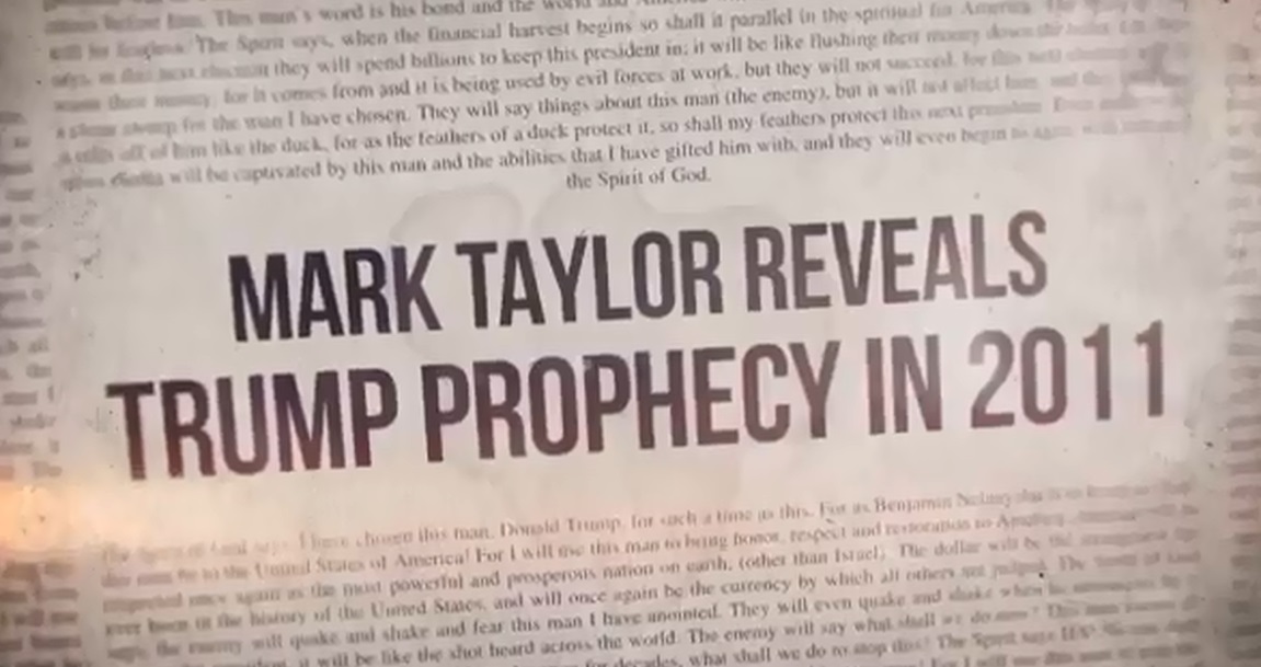 TRUMP'S ELECTION ANNIVERSARY – THE MARK TAYLOR PROPHECIES | ANM END ...